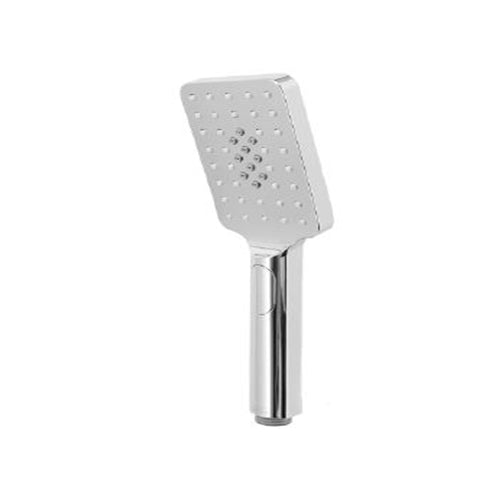 Square 3-Function Hand Shower Rose - Chrome | FAHM – Fahmbathroom